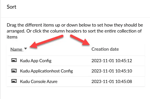 How to use sorting in Umbraco for content and media nodes